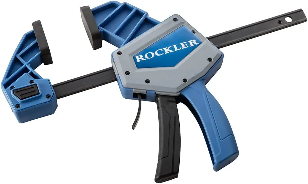 6” Spring Loaded One-Handed Bar Clamps Single-Finger Release Trigger ...