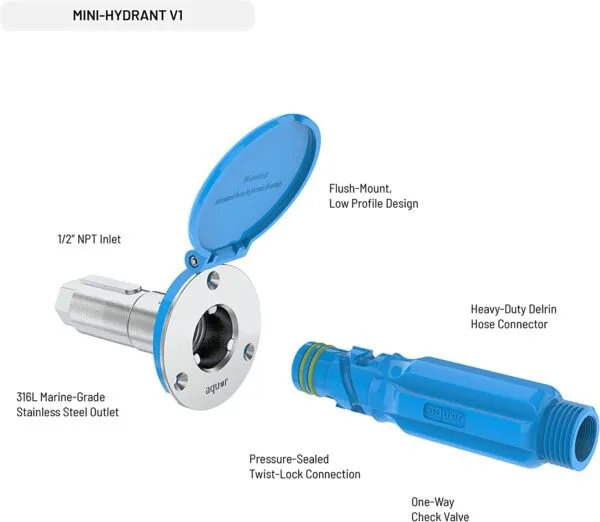 Quick Connect Wall Hydrant Outdoor Faucet - Product - Disability Work ...