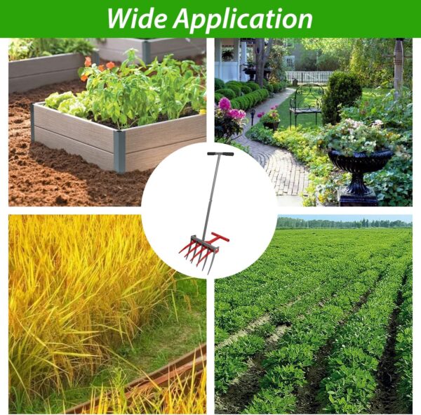 Broad Fork Tool Cultivator Tiller Manual Hand Tiller - Product ...